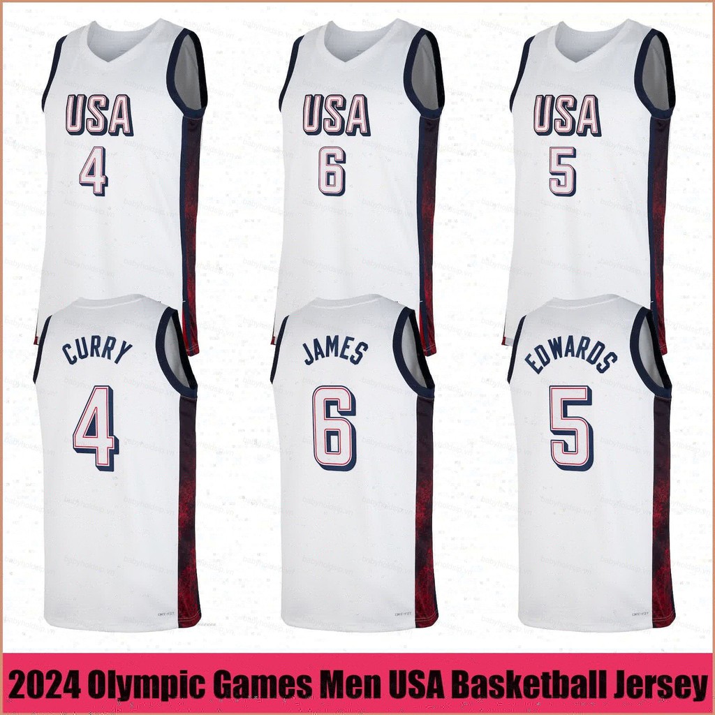 BS1 Paris 2024 Olympic Games Stephen Curry LeBron James Anthony Edwards ...