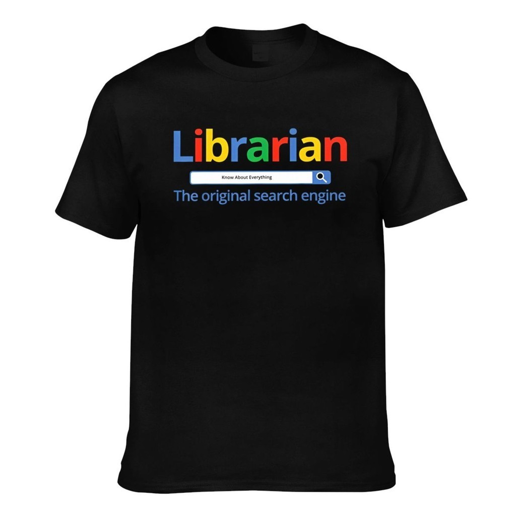 Librarian The Original Search Engine Popular Customized T-Shirt Man | Shopee Malaysia