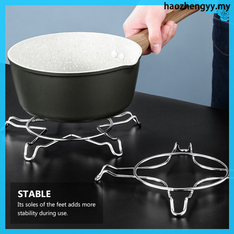 Work on Cooktop Stove Cooker Gas Hob Wok Stand Steaming Rack Stainless ...