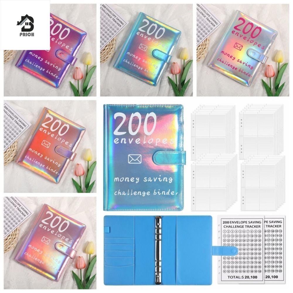 PRICH buku simpanan duit Envelope Challenge Binder, Management Habit ...