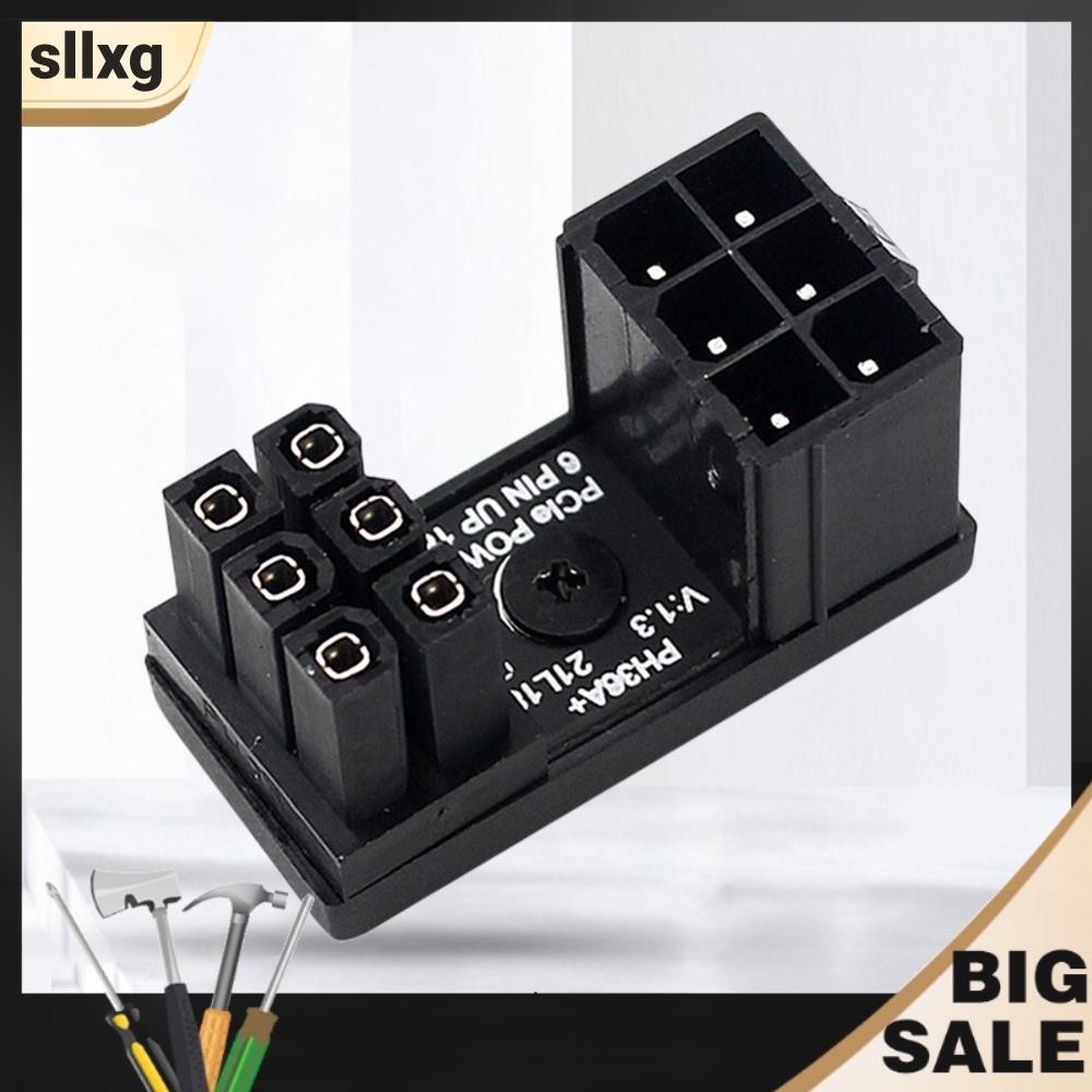 Power Adapter Board 180 Degree Angle Turn Connector 8 Pin GPU Power ...