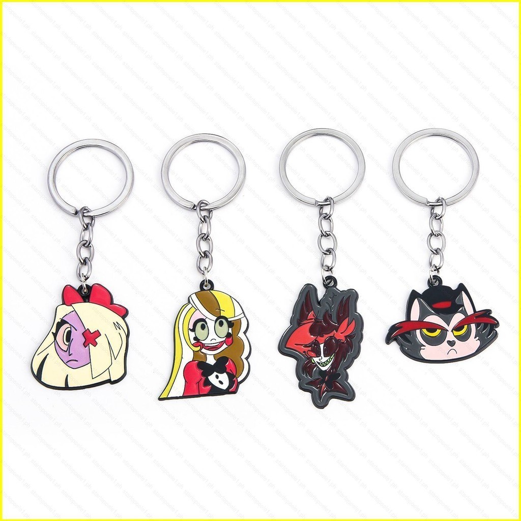 BX Hazbin Hotel Charlie Morningstar Vaggie Alastor key holder keychain ...