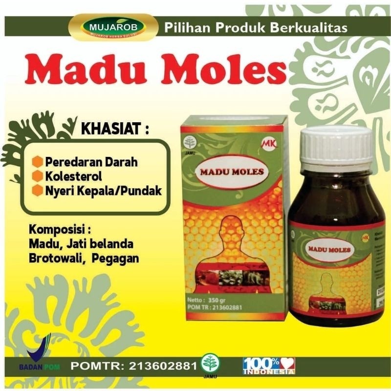 Moles HONEY | Herbal Honey for Cholesterol, Head Shoulder Pain, smooth ...