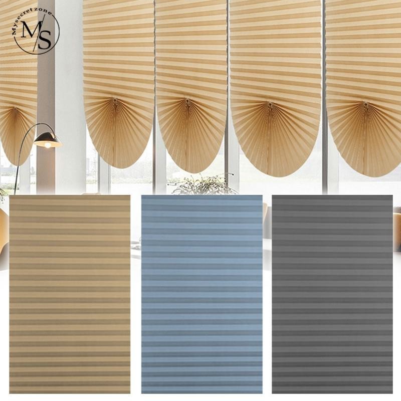 Easy To Install Light Filtering Pleated Paper Shades For Window ...