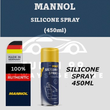 Mannol 9963 Silicone Spray 450ml (Made In Germany) | Shopee Malaysia