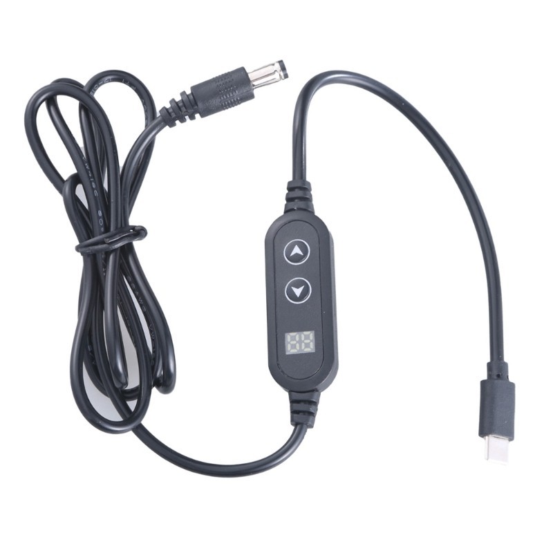 LI Type C to 5 5x2 5mm Voltages Regulation Cable USB C to DC5525 Power ...