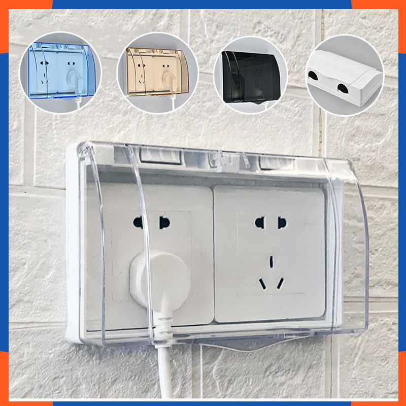 Switch Waterproof Cover Paste Type Splash Box Socket Waterproof Socket ...