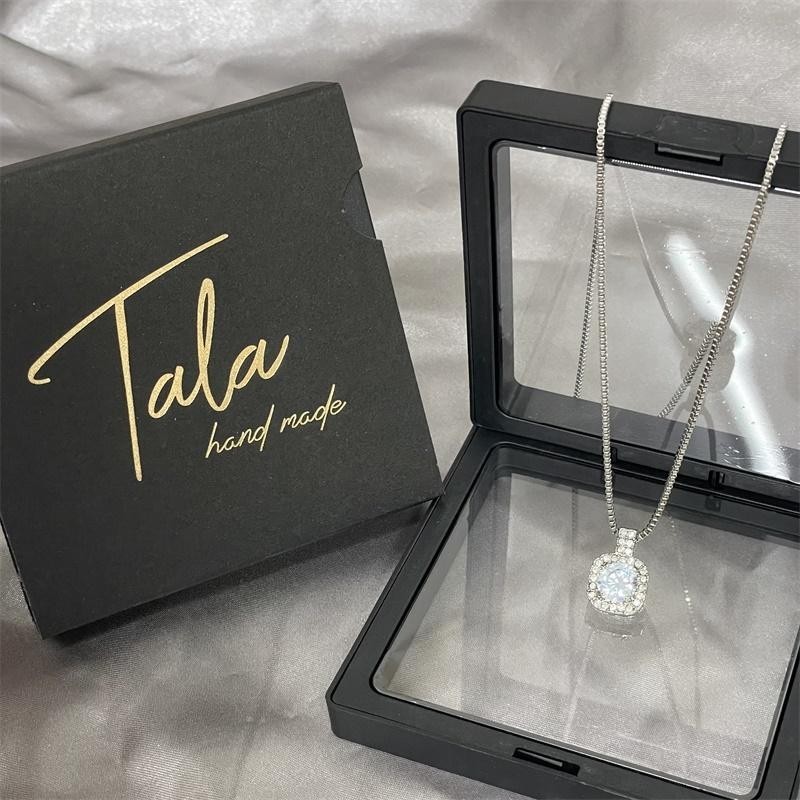 Tala hand made Silver Necklace with Liontin Cubic Zirconia for Women ...