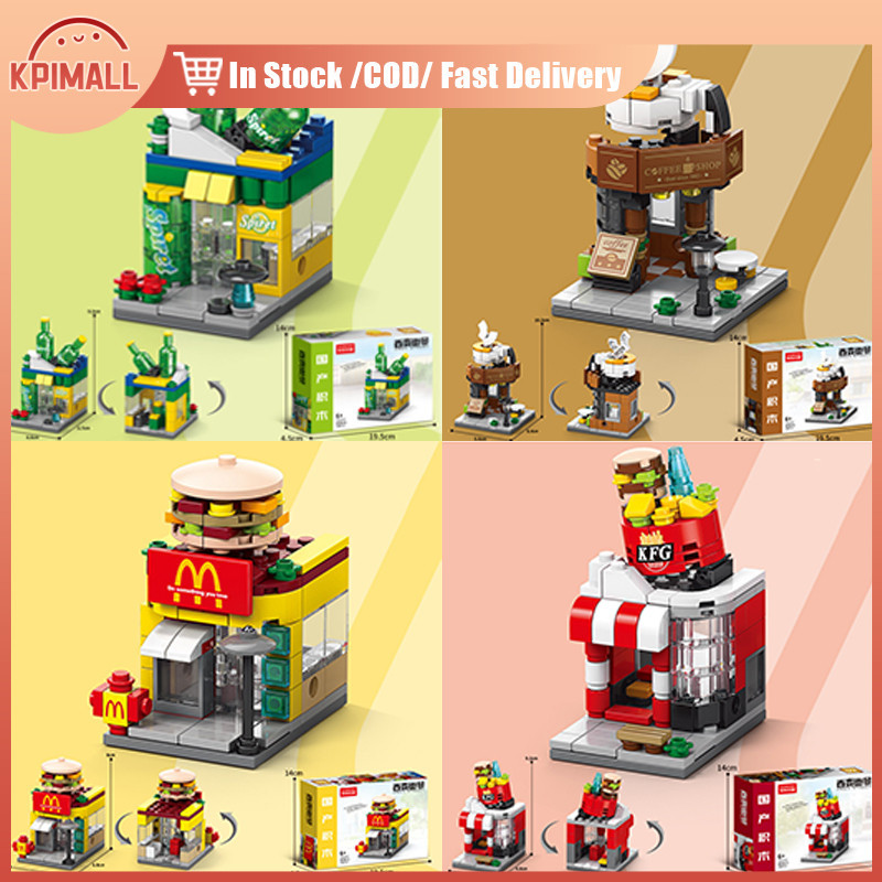 City Street View Building Blocks Children's Blocks Puzzle House Toys ...