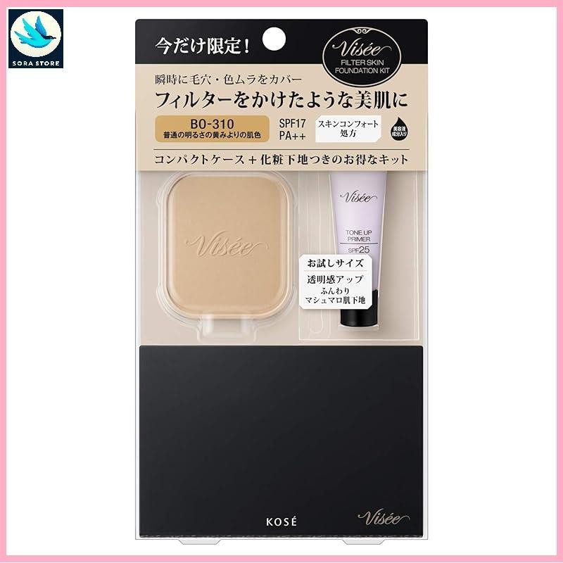 Visee Riche Filter Skin Foundation BO-310 Normal Lightness Yellowish Skin Tone Refill 10g ...