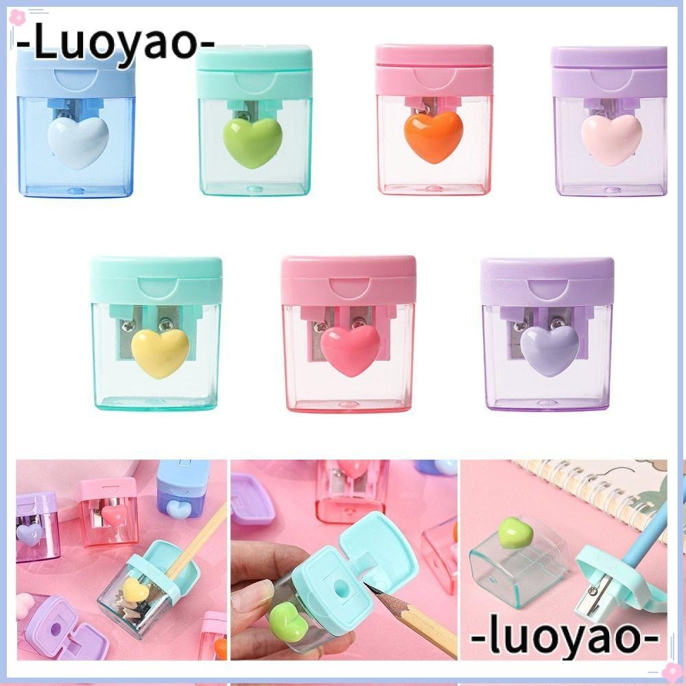 LUOYAO1 Pencil Cutter, Plastic Student Gift Pencil Sharpener, Creative ...