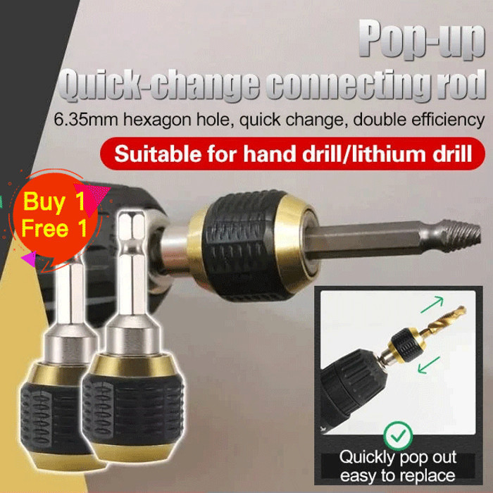 [Easy Use/Double Efficient] Electric Drill Quick-Change Adapter/High ...