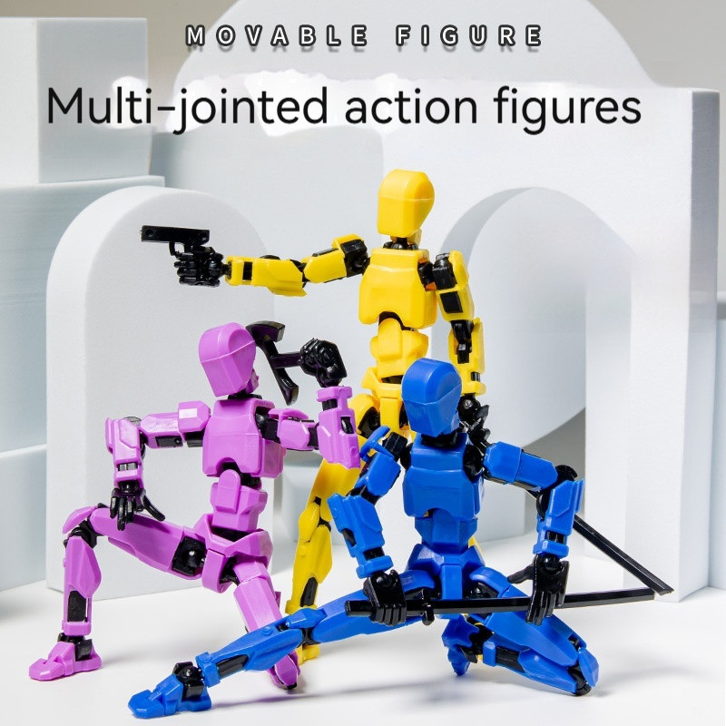 Ready Stock⚠️Joint Man Toy Lucky 13 Dummy Doll Multi-Joint Movable 3D ...