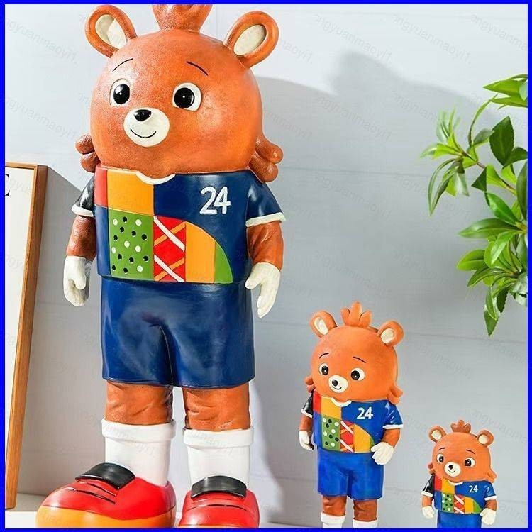 Loye UEFA Euro 2024 Albart teddy bear teddy bear Football fan gear ...