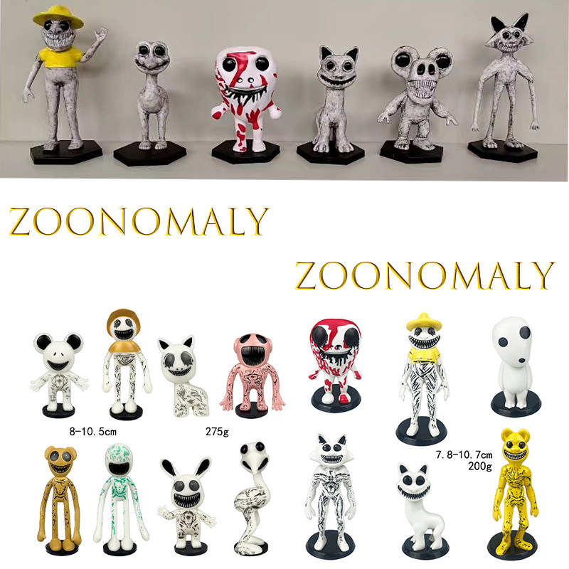 Zoonomaly Action Figure Set 2024 Movable Toys Model Dolls Figurine ...