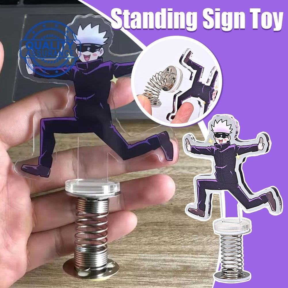 Jujutsu Kaisen Gojo Satoru Anime Cosplay Figure Standing Shaking ...