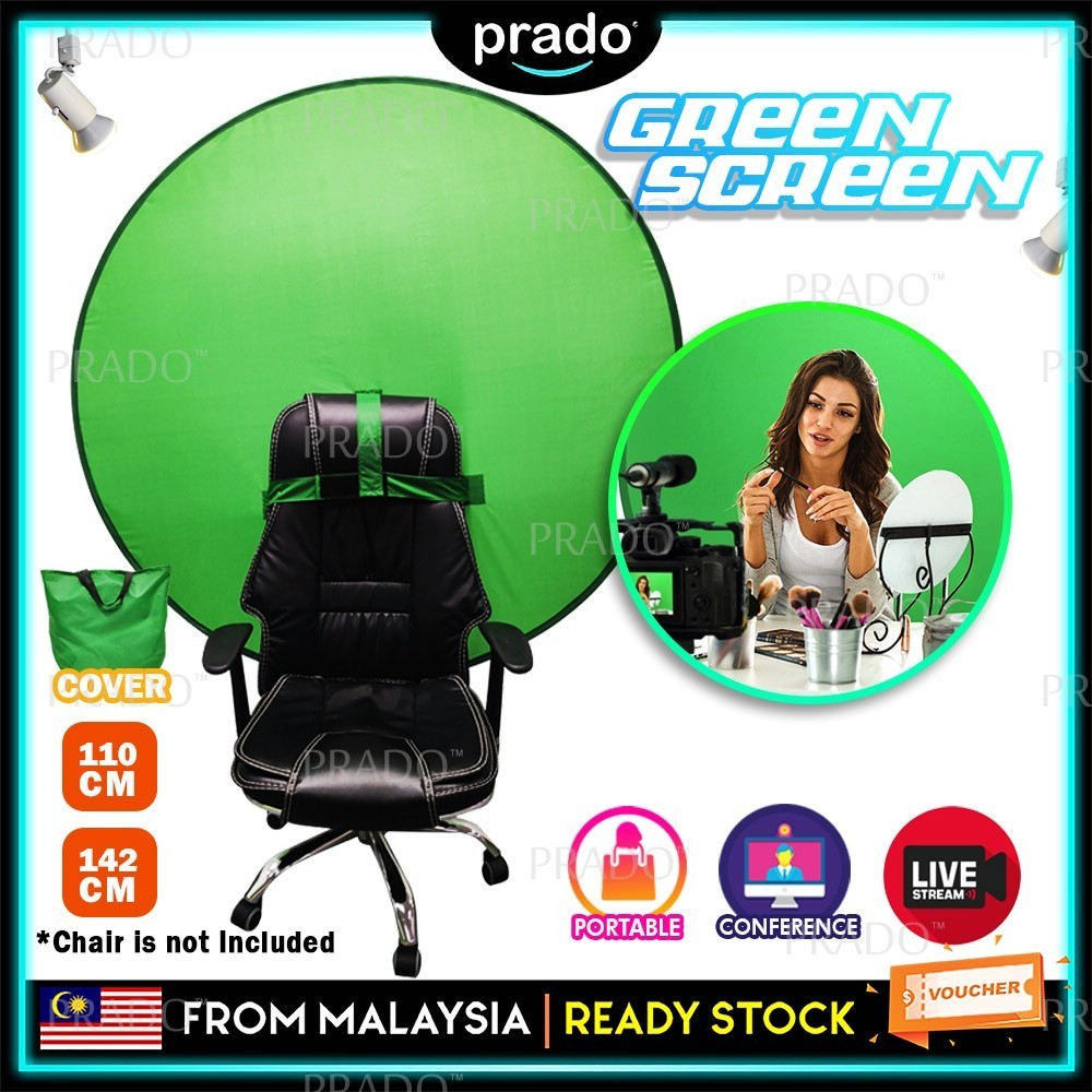 PRADO Malaysia Portable Green Screen Backdrop Portable Green Backscreen ...