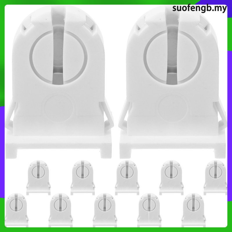Pipe Mounting Brackets Light Tube Holder Lamp Feet Bulb Fluorescent ...