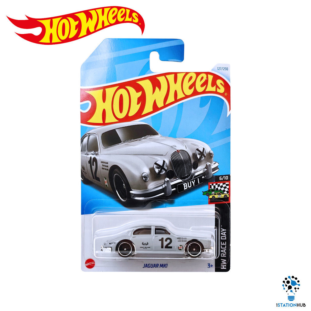 Hot Wheels HW RACE DAY Jaguar MK1 | Hotwheels Children Sedan Car ...