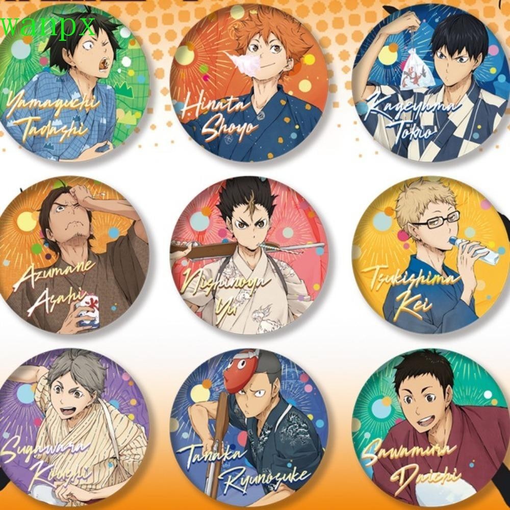 WANPX Haikyuu Badge Pin, Shoyo Fireworks Conference Series Haikyuu ...