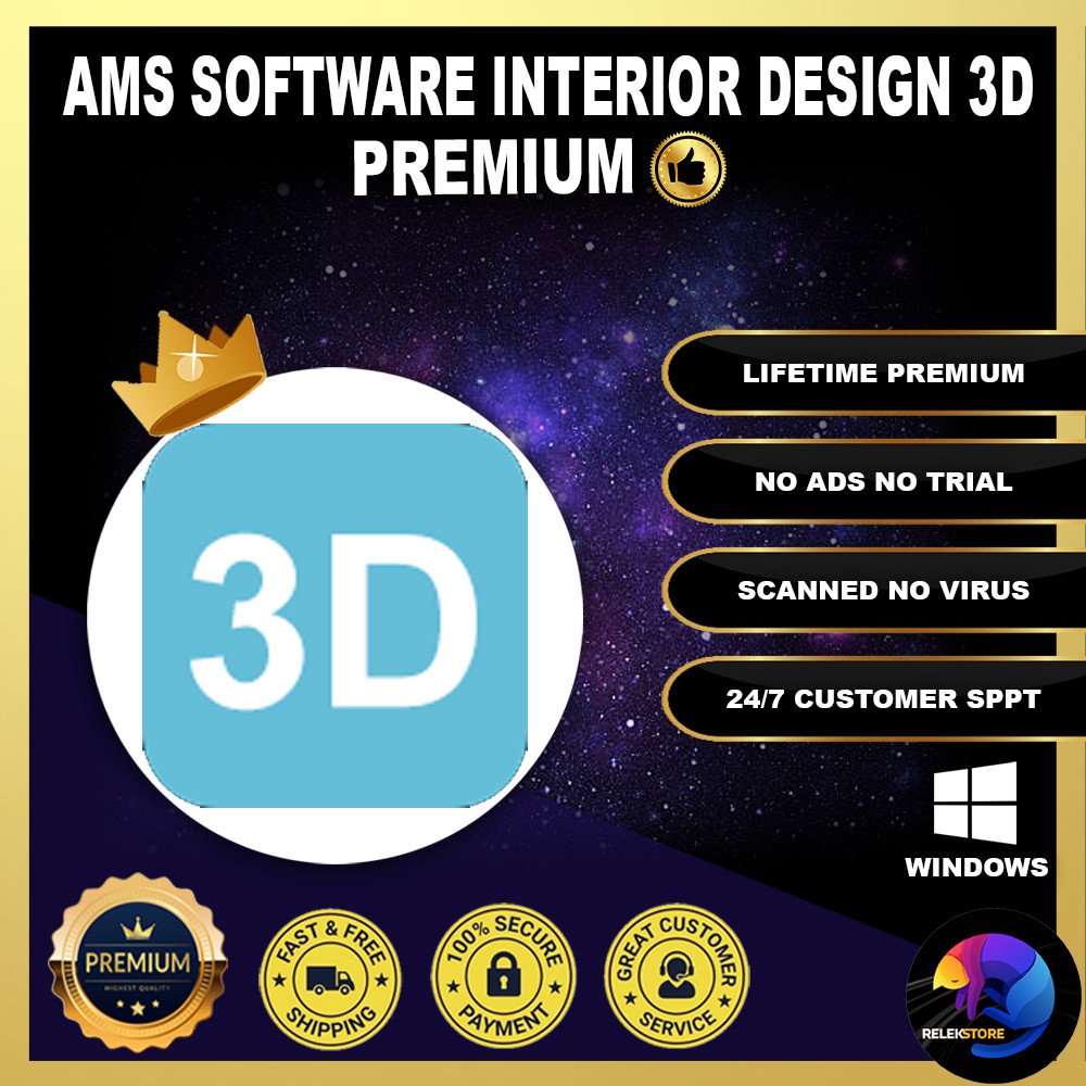 AMS SOFTWARE INTERIOR DESIGN 3D ⭐ Full Version ⭐ Windows PC Software ...