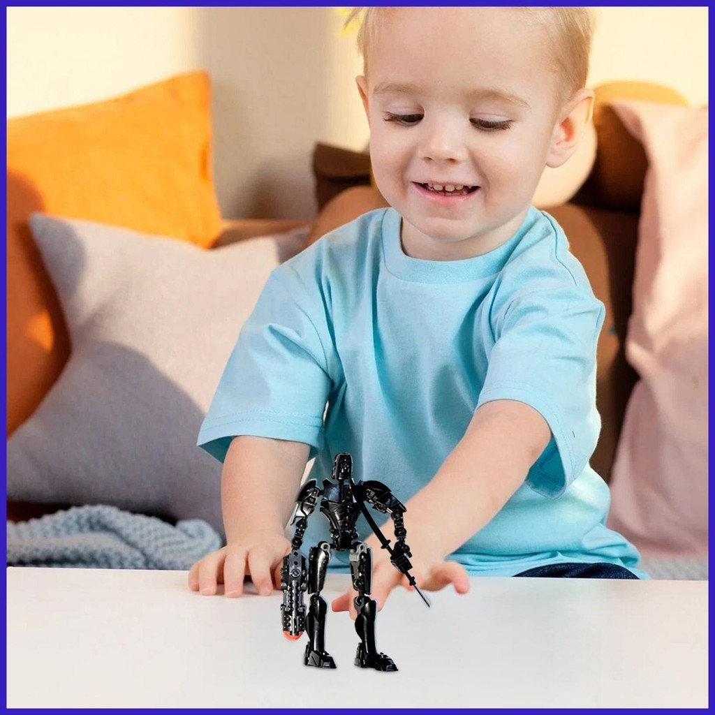 Robot Action Figure Flexible Poseable Action Figures Fully Articulated ...