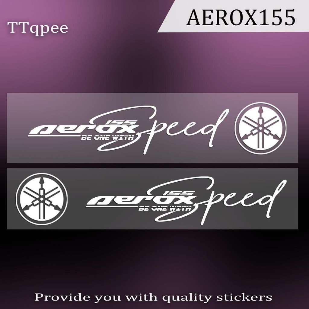 Front Decals YAMAHA AEROX155 letter emblem decals sticker,reflective ...