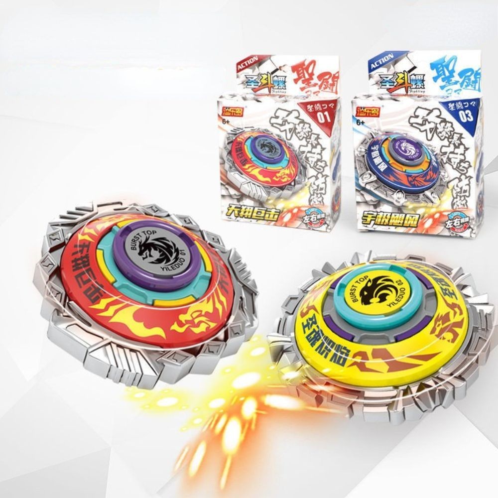 Pull-out New Whirlwind Transmitter Gift For Kids Rotary Spinning Top Battle Gyro With Launchers ...