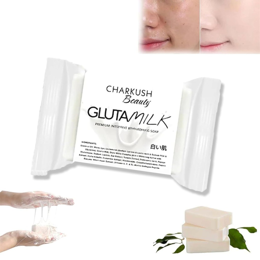 Charkush Beauty Gluta Milk Soap, Gluta Milk Soap, Glutamilk soap (1pcs ...