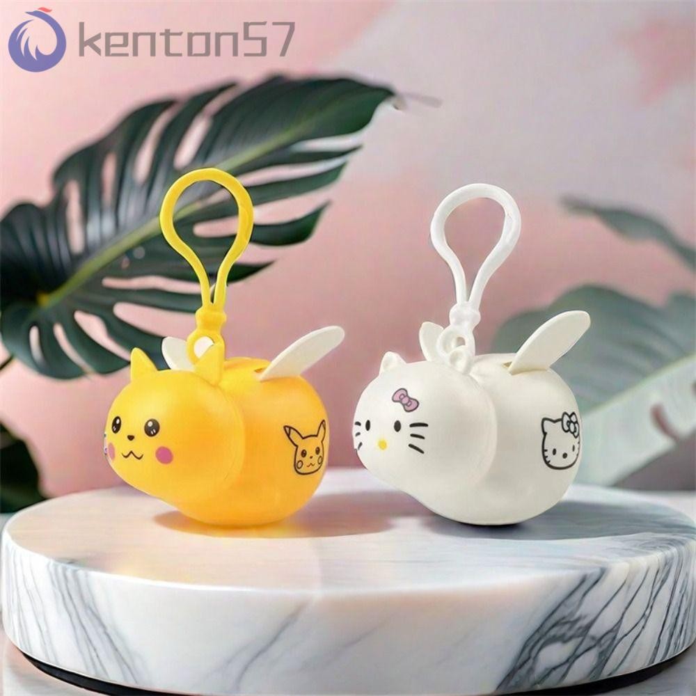 KENTON Flying Kuromi Keychain, Kawaii Kitty Stretchable Lotso Pendant ...
