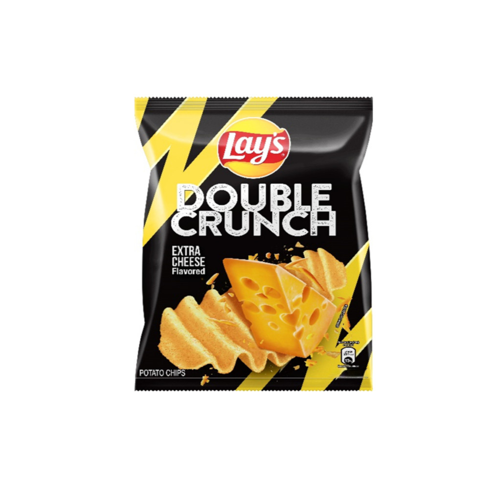 LAYS Double Crunch Smokin BBQ Extra Cheese Overload Nori Seaweed 50G ...