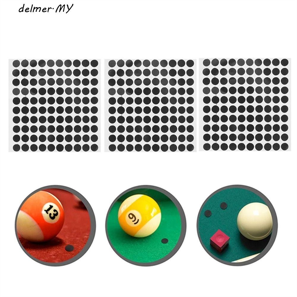 DELMER Billiard Point Stickers 100 pieces Spots Supplies Snooker ...