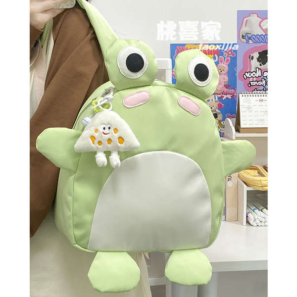 Beg sekolah Beg galas katak kartun comel untuk pelajar sekolah rendah ...