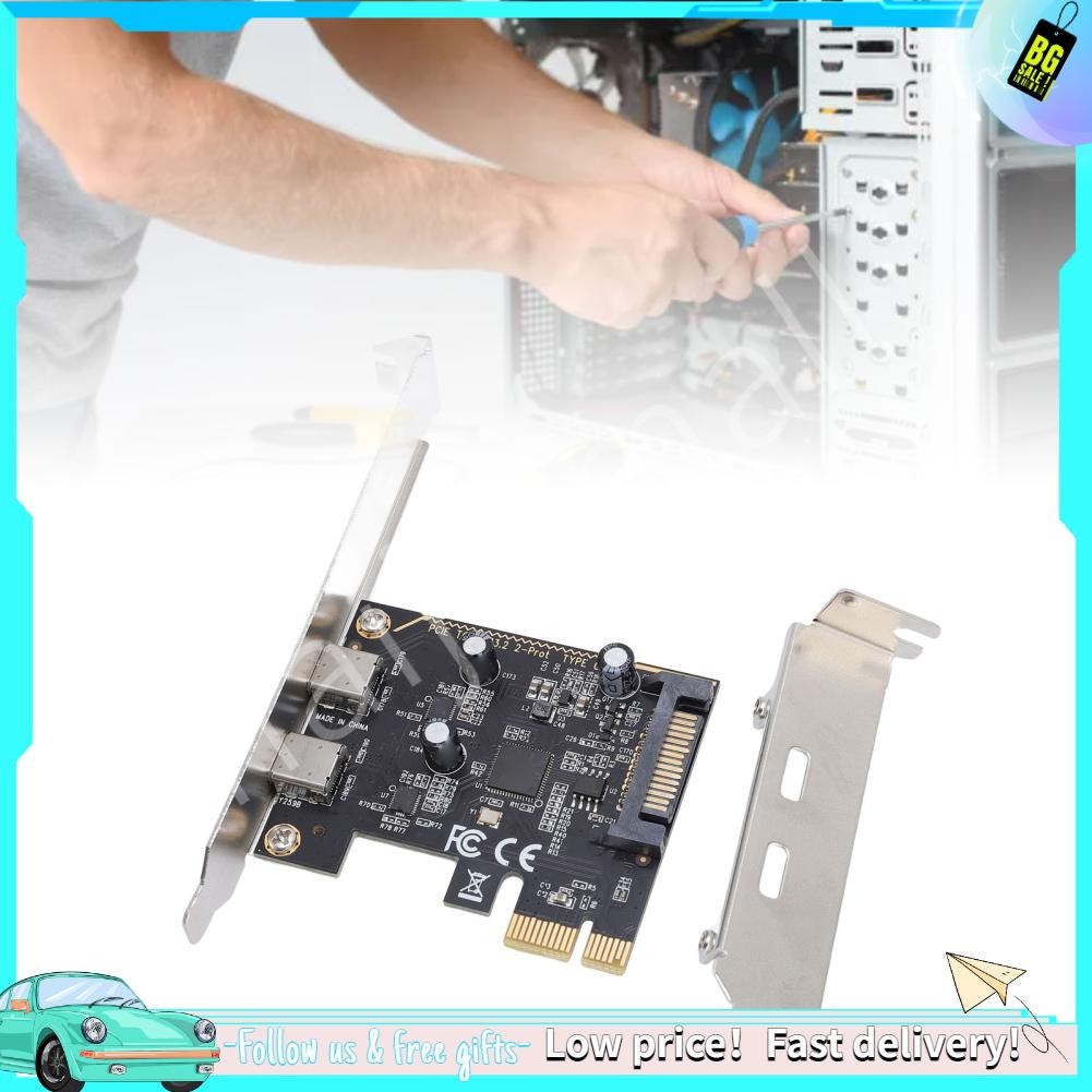 Haijiemall Zunate 2 Port USB 3.2 Gen PCIe Card - to Type C Adapter Gen1 ...