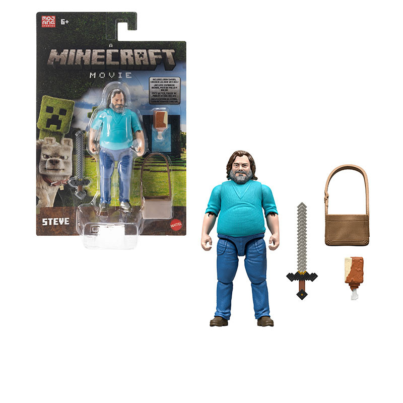 Toy Mattel Minecraft Movie Character Collection Series Movie Same Style ...