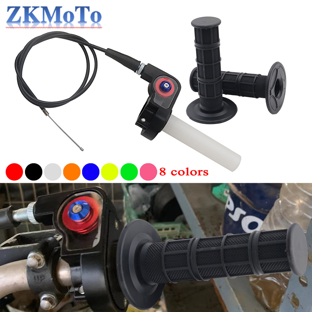 Motorcycle 22mm Quick Twist Gas Throttle Settle Grips Handle Grips 1.2m ...