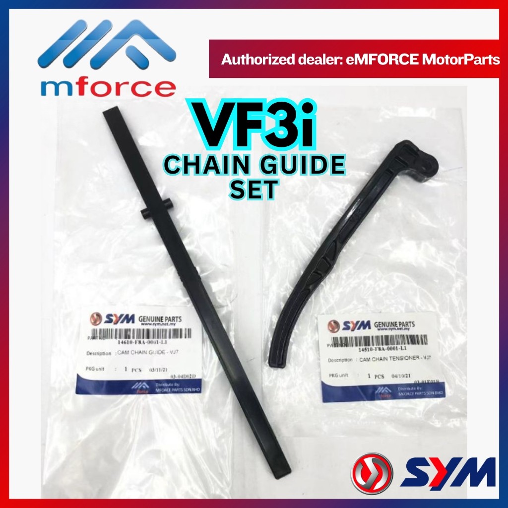 SYM VF3 VF3i TENSIONER CAM TIMING CHAIN GUIDE SET TANSIONER SET 14510/ ...