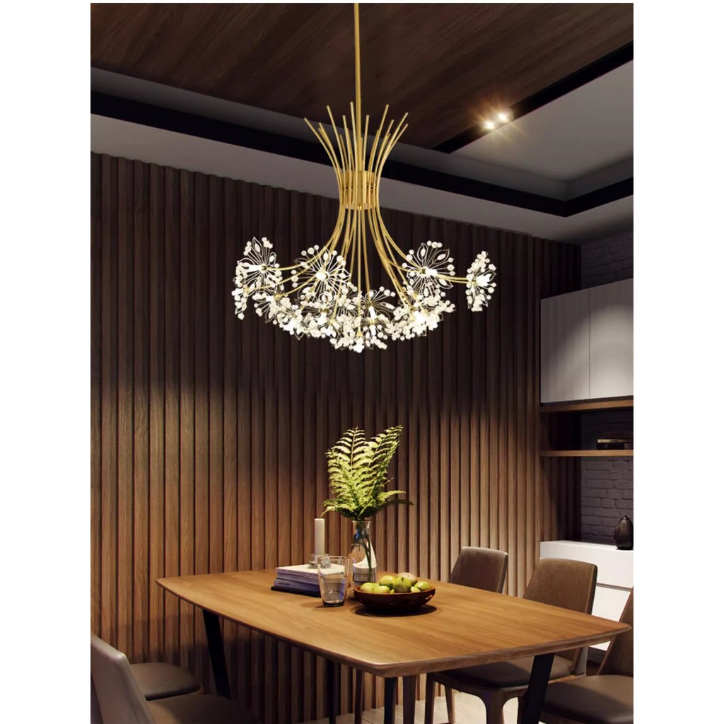 Candelier Kristal Dandelion Minimalis Moden Personaliti Kreatif Nordic ...