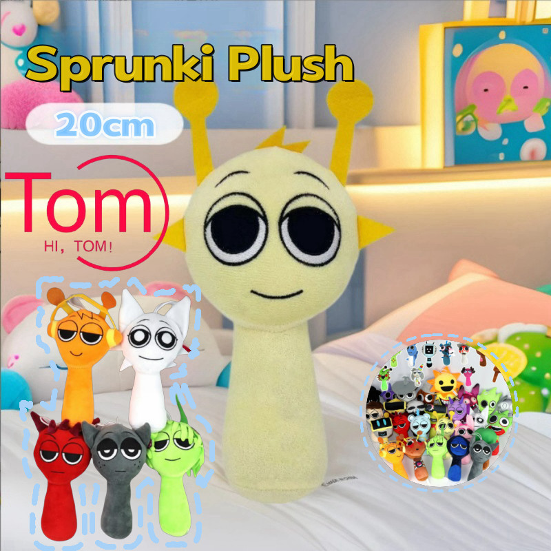 Sprunki Teddy Bear Plush Doll,20cm Sprunki Plush Doll,Stirling Box Doll ...