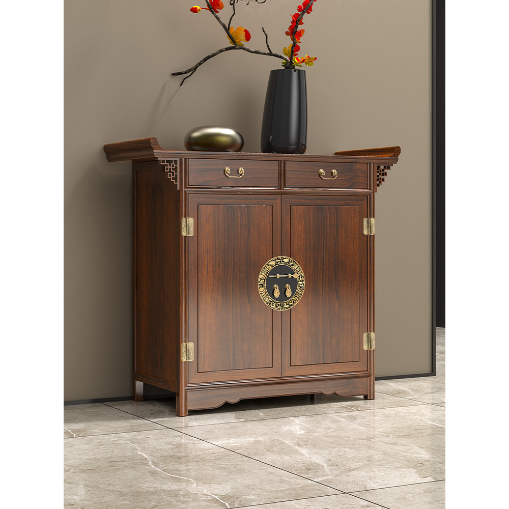 Peti keselamatan pintu masuk kayu pepejal gaya Cina baru jenama Tiger ...