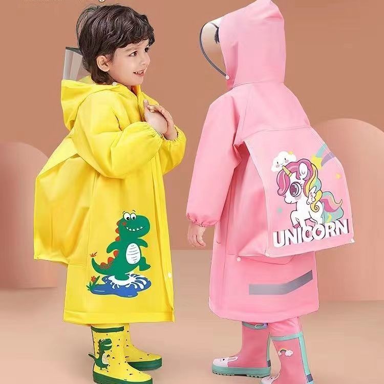 ⭐2025⭐ rain coat kids baju hujan budak lelaki perempuan New Children's Raincoat Suit Children ...