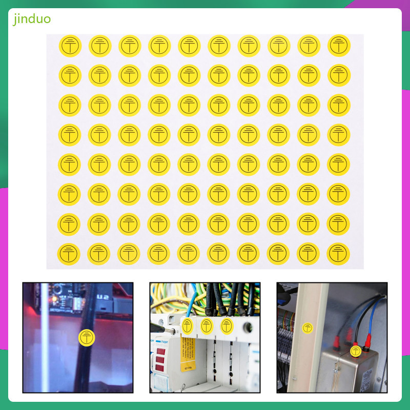 Stickers Grounding Sign Earth Applique Electrical Symbol Label Earthing ...