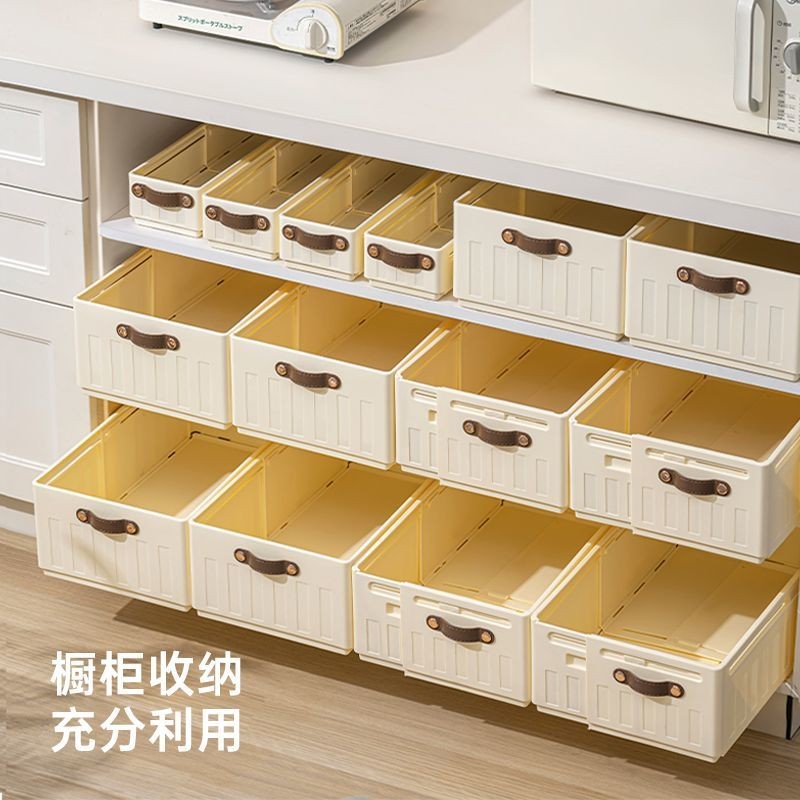 Retractable Storage Box Household Cabinet Deep Cabinet Storage Box Pull ...