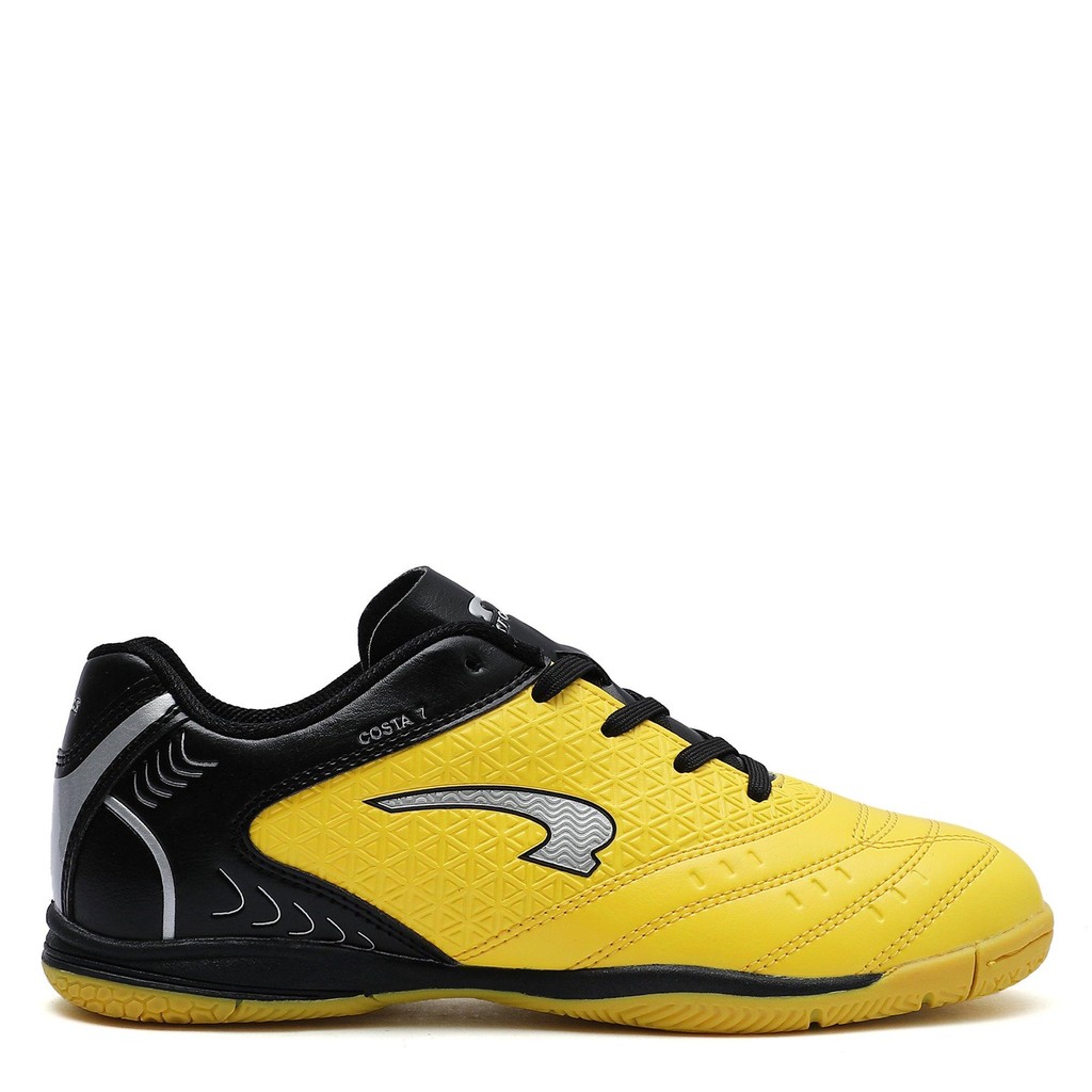 Kronos Junior Boys Costa 7 Juniors Indoor Football Boots (Yellow/Black ...