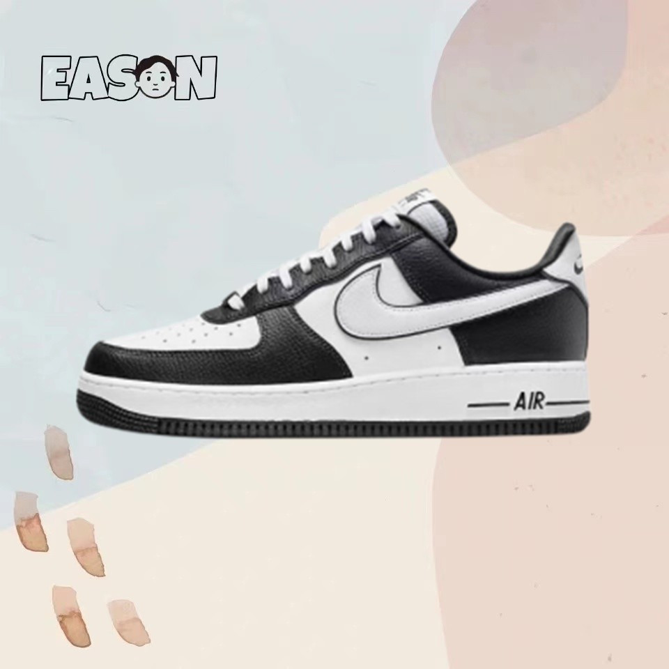 Nike Air Force 1 Bass "white black" men's shoes AF1 Black White White ...