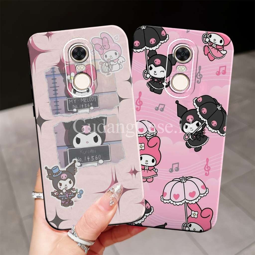 Redmi 5 Hp Casing with Kuromi x Melody Motif Silicone Pro Camera ...