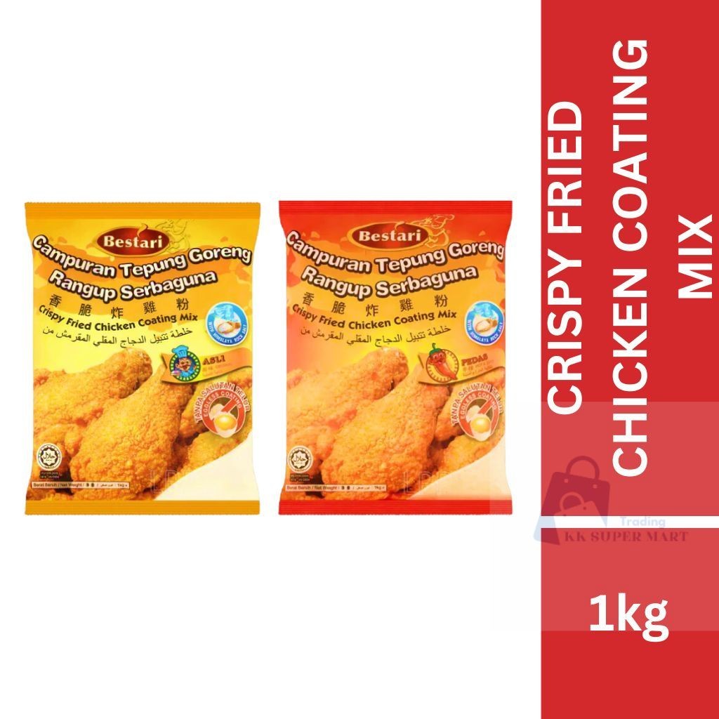 BESTARI Crispy Fried Chicken Coating Mix Tepung Goreng Ayam (1kg ...