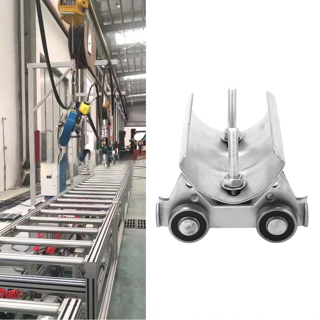 Cancanshop Stainless Steel Track Roller Wheel Trolley 24mm Pulley ...