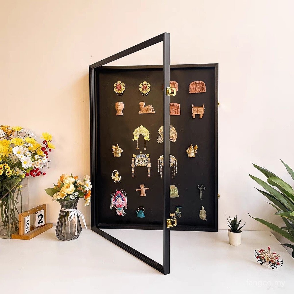 Refrigerator Stickers Storage Frame Magnetic Magnet Collection Display ...
