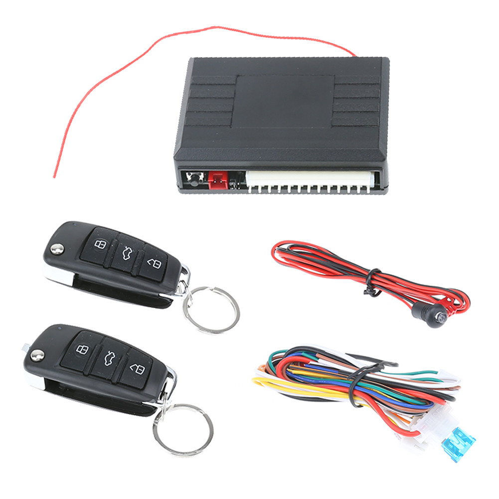 Car Alarm Auto Remote Control Central Locking Door Kit Keyless Entry ...